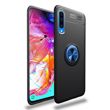 Slim Ring Case Samsung Galaxy A70 (SM-A705F) - Svart/Blå - Elgiganten ...