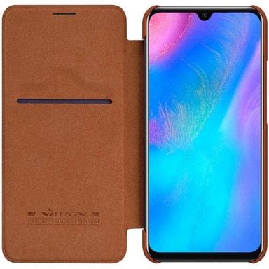 Nillkin Qin FlipCover Huawei P30 (ELE-L29) - Brun - Elgiganten - Elgiganten
