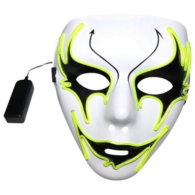 El wire purge led mask Grön - Elgiganten