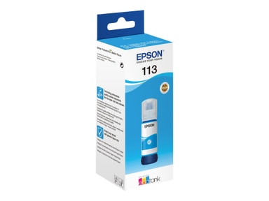 Epson EcoTank 113 - cyan - original - påfyllnadsbläck - Elgiganten