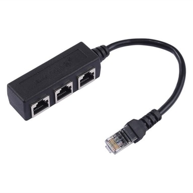 Förgreningskontakt / splitter RJ45 för Ethernet - Elgiganten - Elgiganten