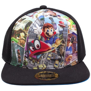 Nintendo - Super Mario Odyssey snapback keps (svart) - Elgiganten ...
