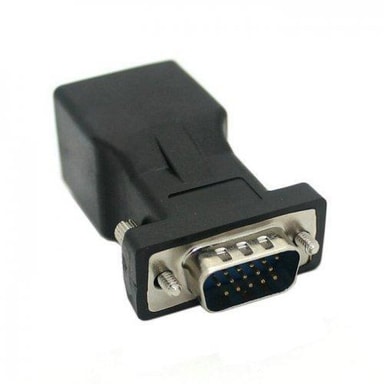 VGA till RJ45 extender - VGA hane till RJ45 hona adapter - Elgiganten