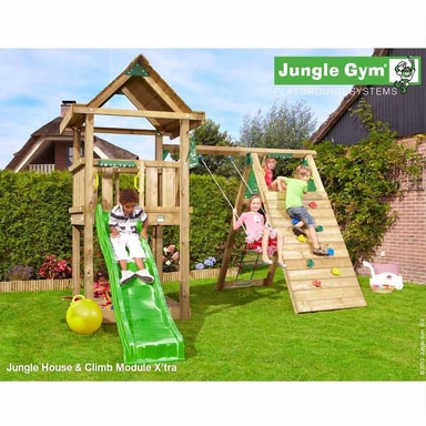 Jungle Gym House lektorn komplett inkl. rutschkana - Elgiganten ...
