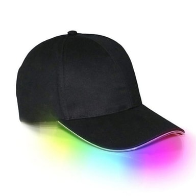 Keps med LED - Svart, RGB Ljus - Elgiganten