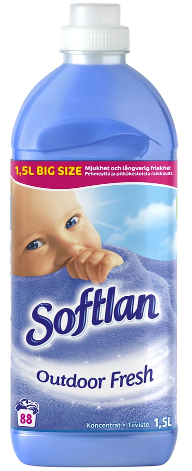Softlan Ultra Outdoor Fresh Sköljmedel (1500 ml) - Elgiganten