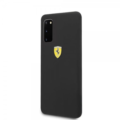 Ferrari Samsung Galaxy S20 Skal med Logo Svart - Elgiganten