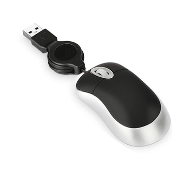 Ultrakompakt datormus - indragbar sladd - Elgiganten - Elgiganten