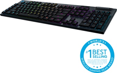 Logitech G915 Lightspeed trådlöst tangentbord (GL Tactile-tangenter ...