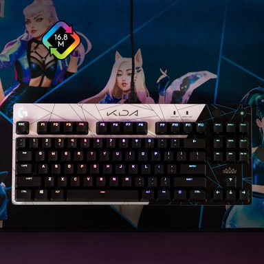 Logitech G Pro Lol K/DA tangentbord för gaming (nordisk layout ...