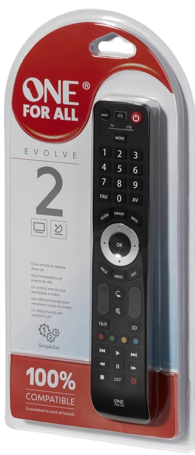 One For All Evolve 2 URC 7125 Universal fjärrkontroll - Elgiganten