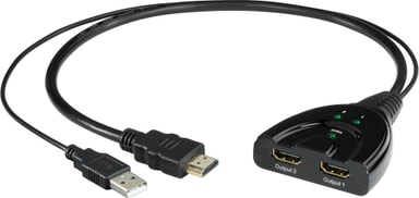Hama HDMI-splitter 2x portar - Elgiganten - Elgiganten