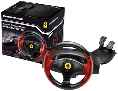 Thrustmaster Ferrari racing ratt Red Legend edition - Elgiganten