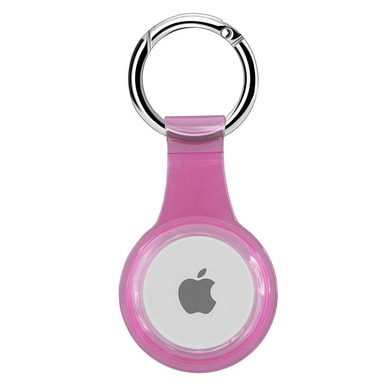 Skyddsväska för AirTag Clear Pink - Elgiganten