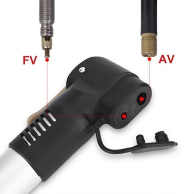 DUUTI bärbar LuftPump Cykelpump till cykeldäck med hållare - Elgiganten ...
