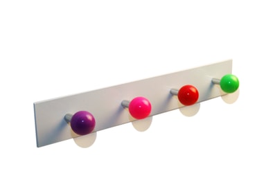 Knaggrekke U-design 4 rk. - hvit - Elgiganten - Elgiganten