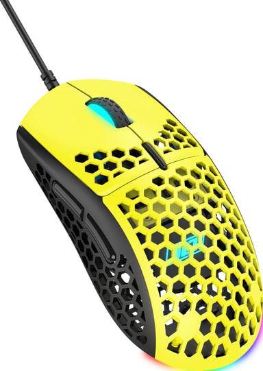 JLT Edge Ultralight gamingmus (gul) - Elgiganten