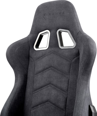 PIRANHA ATTACK V2 CLOTH EDITION gamingstol (Tyg) - grå - Elgiganten