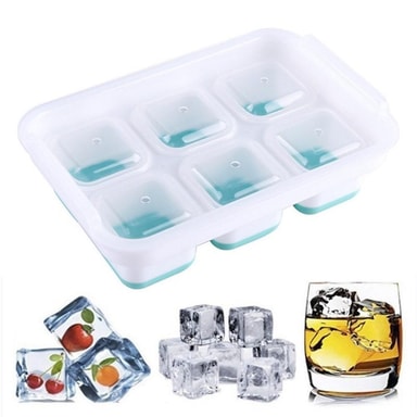 Form för 6 stora isbitar isform - Elgiganten - Elgiganten