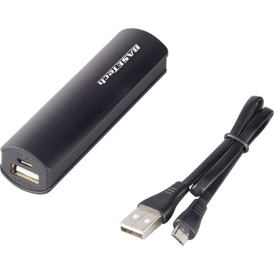 Basetech BT-PBT50 Powerbank Li-Ion 2500 mAh BT-1783462 - Elgiganten