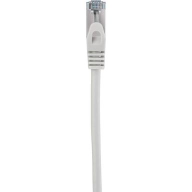 Basetech BT-1715465 RJ45 Nätverkkabel, Patchkabel CAT 6A S/FTP 10.00 m Grå med låsskydd ...