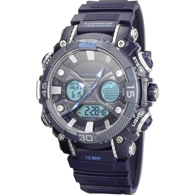 Renkforce Kvarts Klocka outdoor YP12598-02 (Ø x H) 52 mm x 18 mm Blå ...