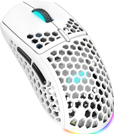 JLT Edge W trådlös gamingmus (vit) - Elgiganten