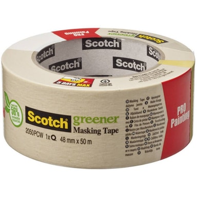3M 20504850 20504850 Maskeringstejp Scotch® Beige (L x B) 50 m x 48 mm ...