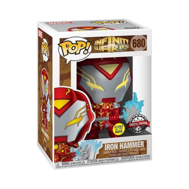 Funko! POP Metallic Exclusive Marvel Iron Hammer (Metallic ...