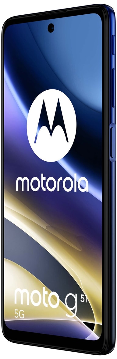 Motorola Moto G51 5G smartphone 4/64GB (indigo blue) - Elgiganten
