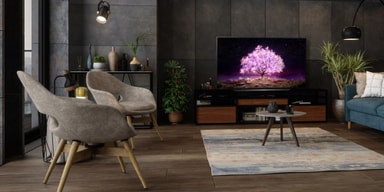 LG 77" C1 4K OLED TV (2021) - Elgiganten