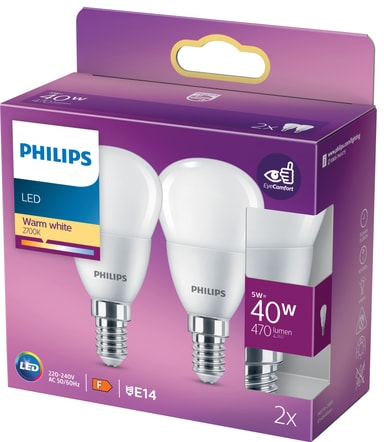 Philips Lustre LED-lampa E14 5W - Elgiganten - Elgiganten