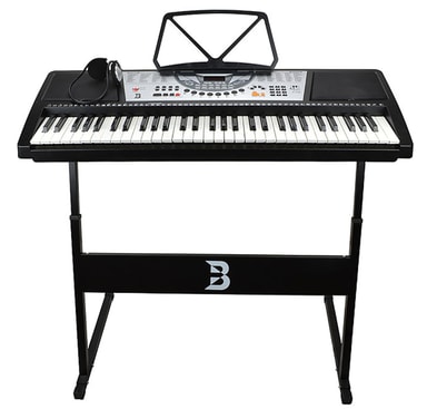 61 tangent keyboard med stativ & hörlurar - Elgiganten