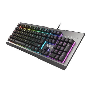 Genesis Rhod 500 Gaming -tangentbord, RGB LED -ljus, USA, Silver/Svart ...