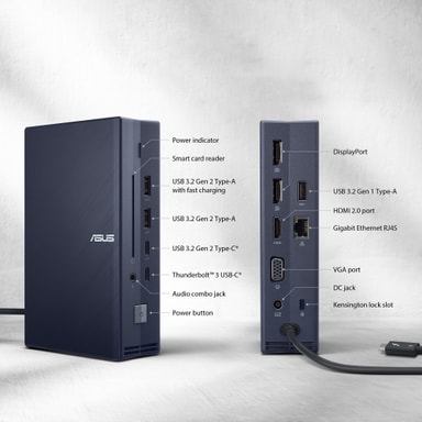 ASUS SimPro 2 Dock dockningsstation för bärbar dator - Elgiganten ...