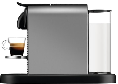 Nespresso CitiZ kaffemaskin av Delonghi EN220T (platinum stål) - Elgiganten