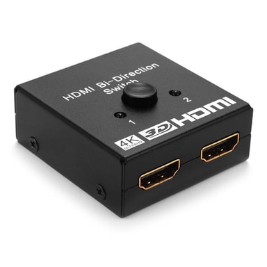 HDMI dubbelriktad splitter/switch 2x2 - Elgiganten