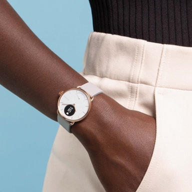 Withings ScanWatch Hybrid smartwatch 38mm (roséguld) - Elgiganten ...