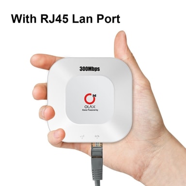Bärbar WiFi trådlös router 2-i-1 CPE / MiFi Type-C RJ45 Lan-port ...