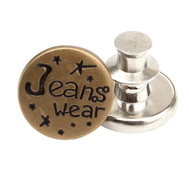 Jeansknappar 10-pack Modell 3 - Elgiganten