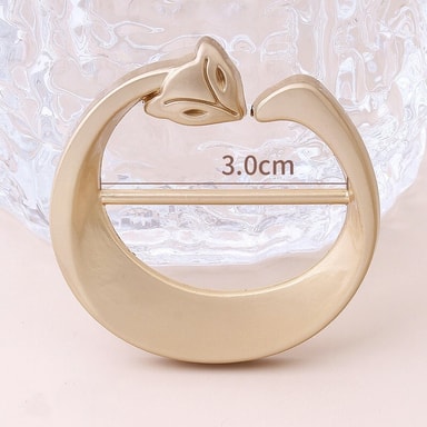 Modern Scarf Spänne Sjal Hållare Guld - Elgiganten