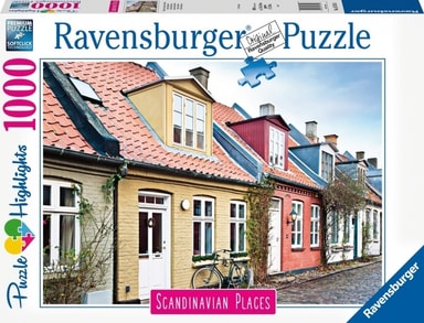 Ravensburger Aarhus Danmark pussel, 1000 bitar - Elgiganten