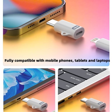 Lightning till USB-C Adapter till tex iPhone 15 - Elgiganten