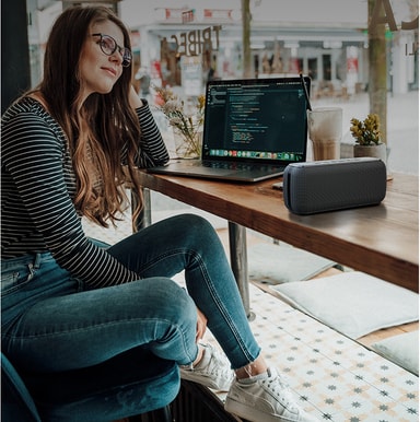 LY Sweden Kraftfull Trådlös Högtalare 60W V7 Pro Vattentät - Elgiganten