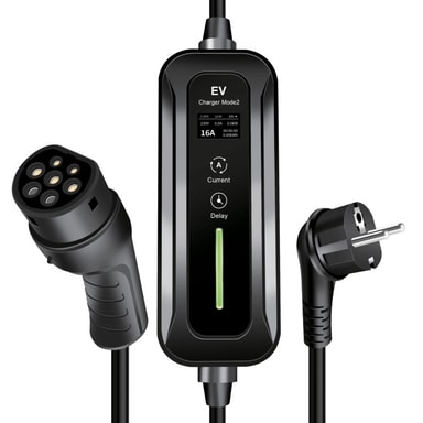 LogiLink Laddare Elbil Typ 2 230V 1-fas 16A 3,7 kW 5m - Elgiganten ...