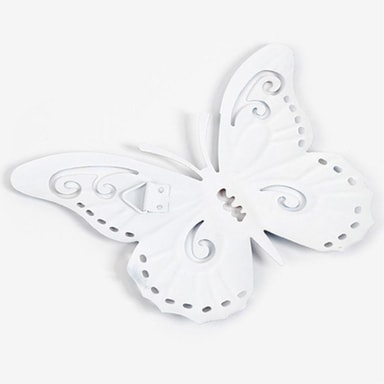 Konst 3D Fjäril Vägghängande Dekor Trädgård Hem prydnad - Blå - Elgiganten