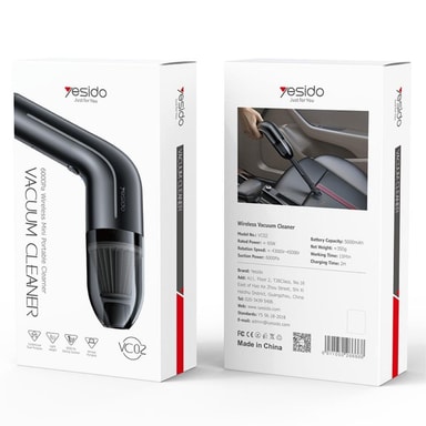 6000Pa Trådlös Mini Portable Cleaner Handdammsugare för städning ...