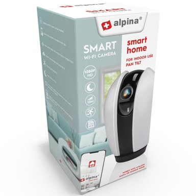 Alpina WiFi Smart Inomhus Kamera 1080p Roterbar - Elgiganten - Elgiganten