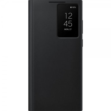 Samsung Original Galaxy S22 Ultra Fodral Smart Clear View Cover Svart ...