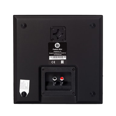 DLS Flatbox Mini on-wall högtalare i mattsvart, styck - Elgiganten